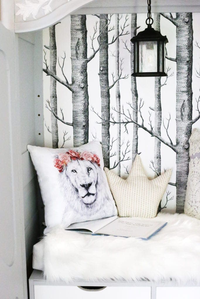 DIY Narnia Wardrobe Reading Nook - Bless'er House