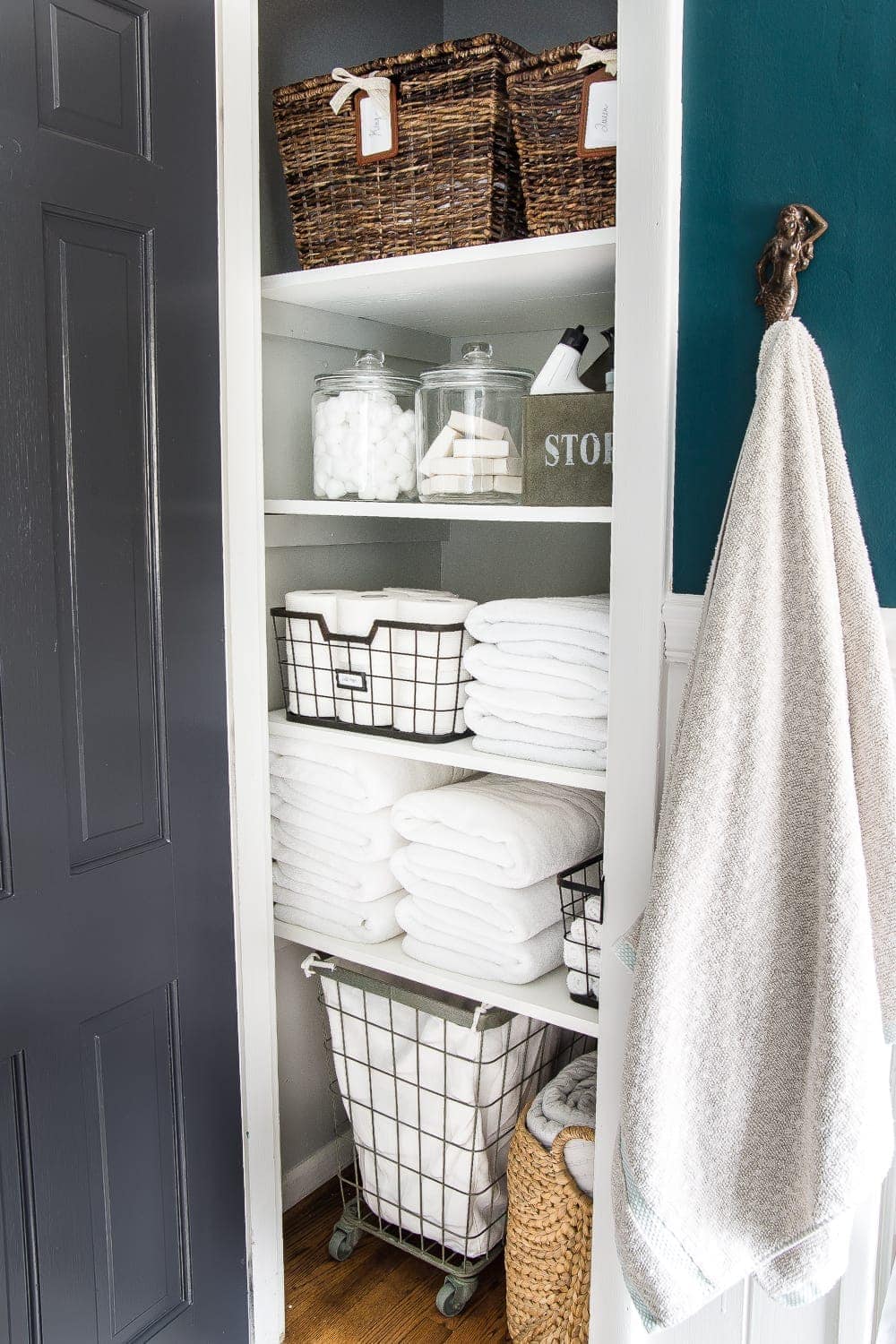 Linen Closet Organization Makeover Bless er House