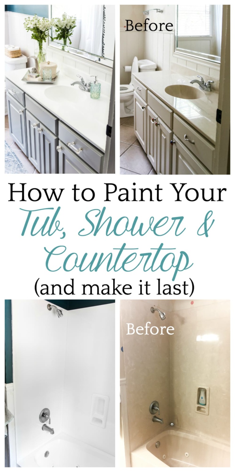 How to Spray Paint Shower Fixtures (Easy DIY Method) | Bless'er House