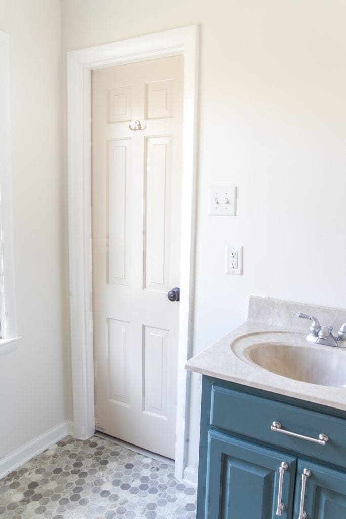 Easy DIY: How to Install Sheet Vinyl Flooring Over Tile - Bless'er House