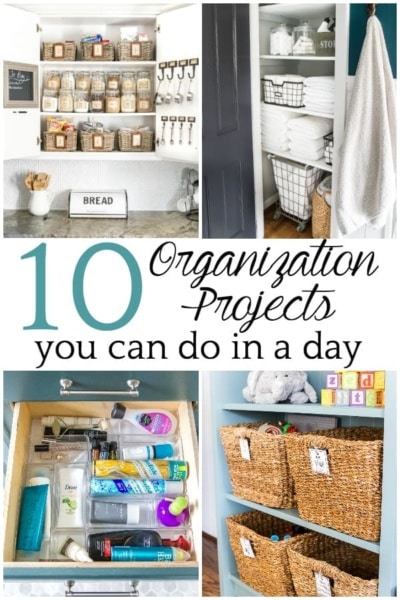 10 Organization Projects You Can Do in a Day - Bless'er House
