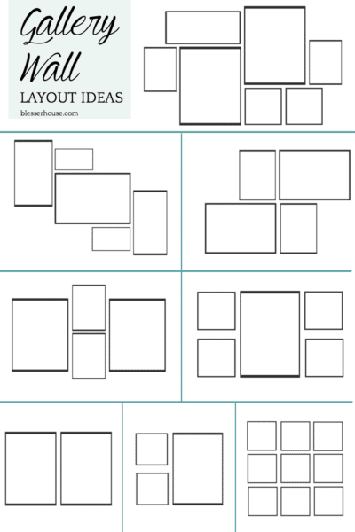 How to Hang a Gallery Wall Perfectly Every Time - Bless'er House
