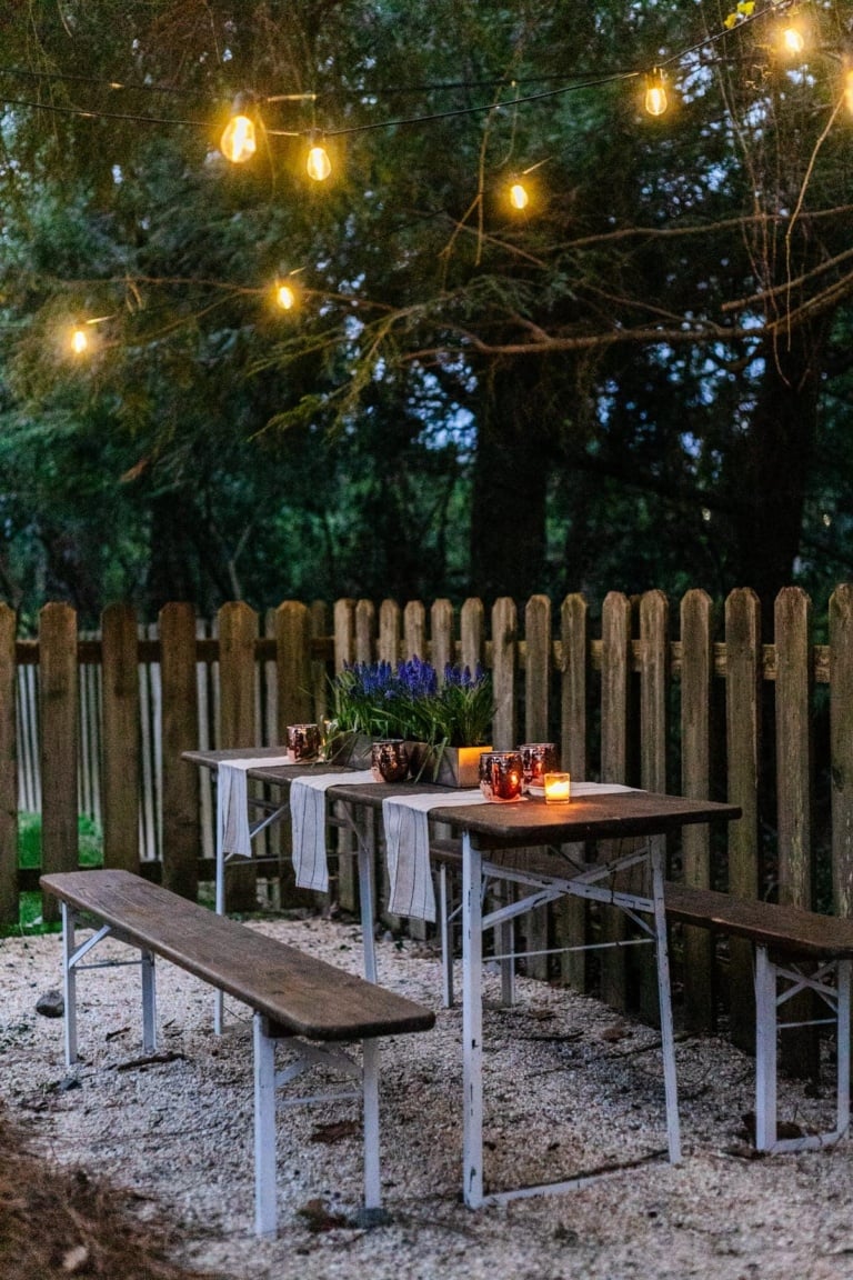 DIY Beer Garden Transformation in a Neglected Backyard - Bless'er House