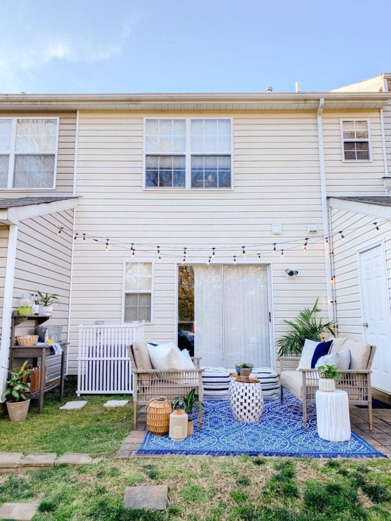 Easy DIY Patio Ideas on a Budget - Bless'er House