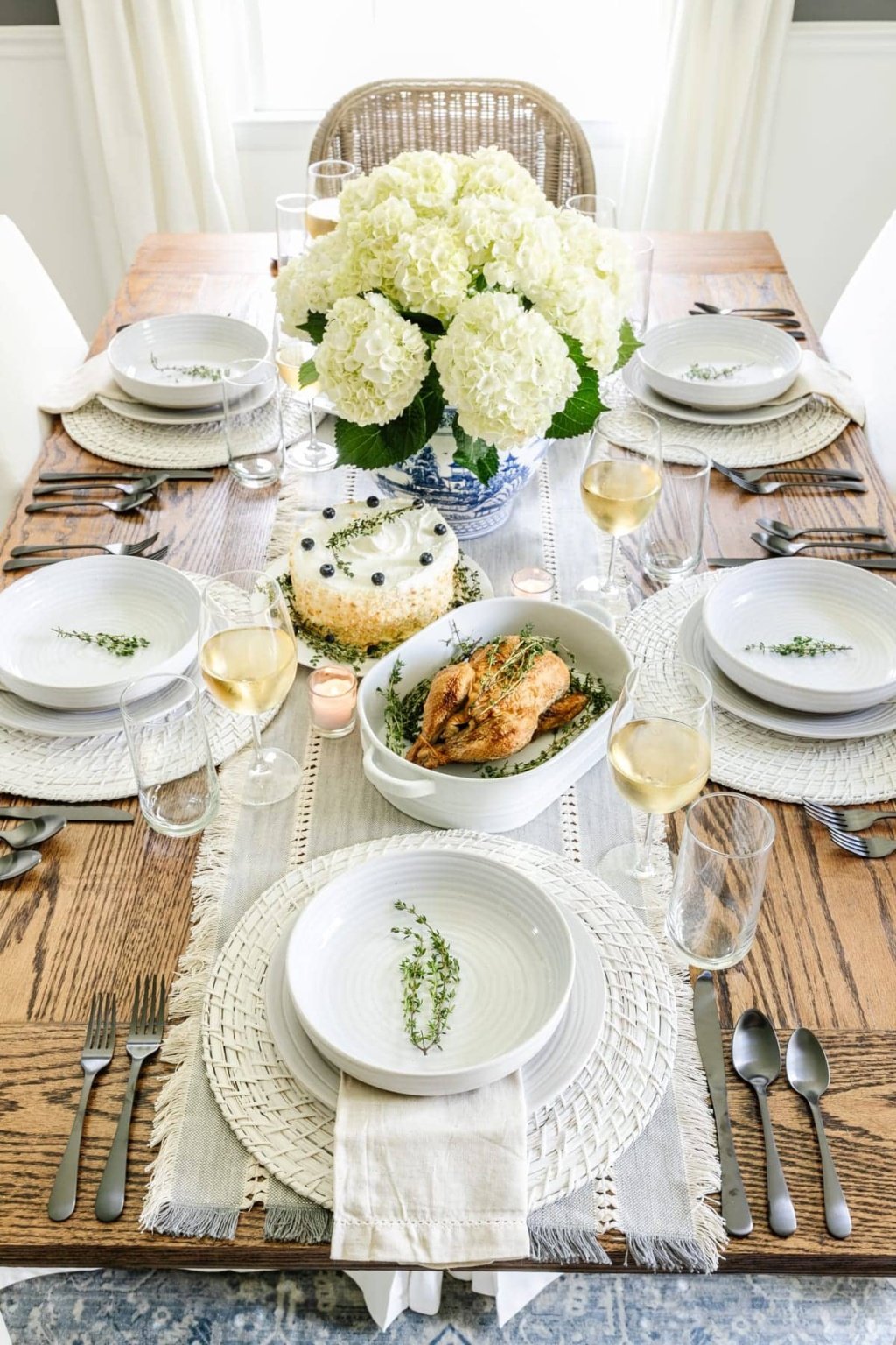 Simple Dining Table Decor Ideas & My Favorite Budget Dinnerware - Bless ...