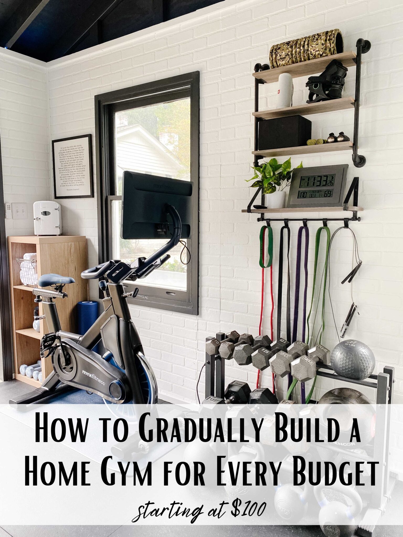How to Gradually Build a Home Gym for Every Budget - Bless'er House