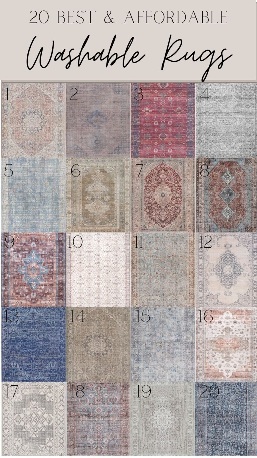20 Best Machine Washable Rugs - Bless'er House