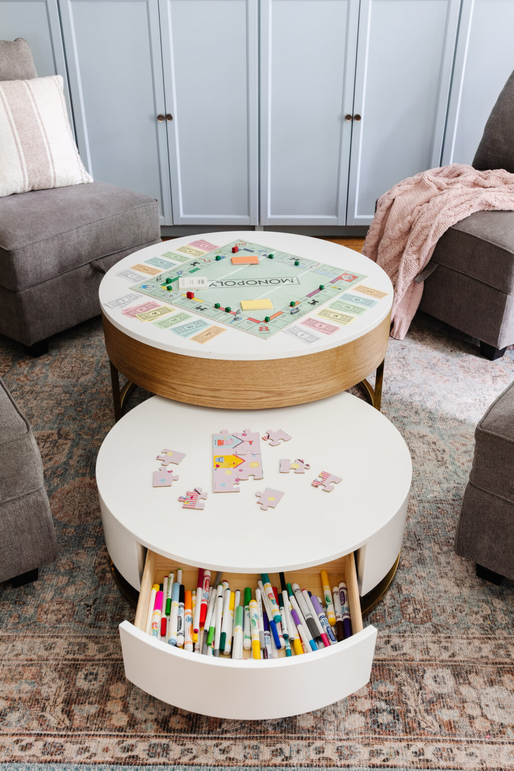 Secret Toy Storage in the Playroom + the Chicest Amazon Storage ...