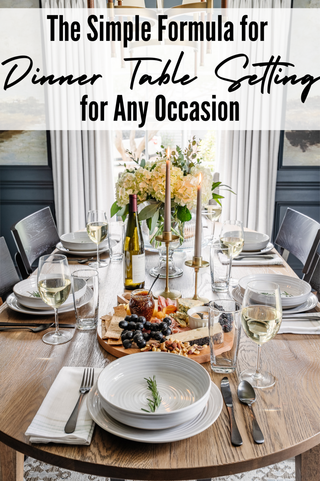 Simple Formula for Dinner Table Setting at Any Occasion - Bless'er House