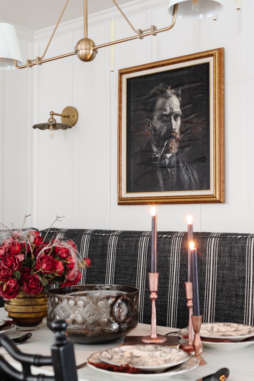 Halloween Table Decor Ideas for a Murder Mystery Party - Bless'er House