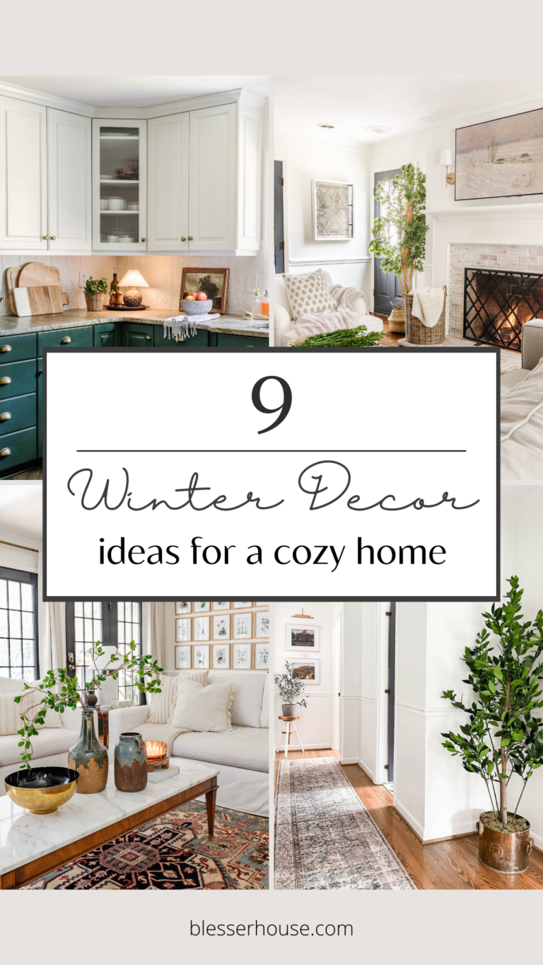 Easy Decor Ideas for Cozy Home Decorating in Winter - Bless'er House