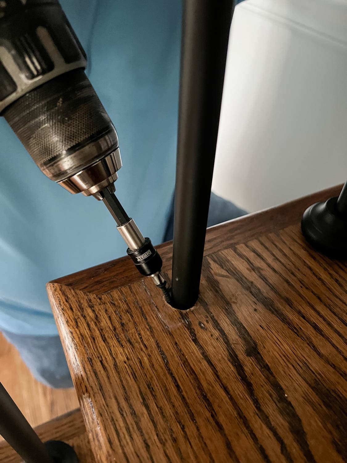 How to Replace Stair Spindles DIY Stair Makeover - DESIGN IT. STYLE IT.