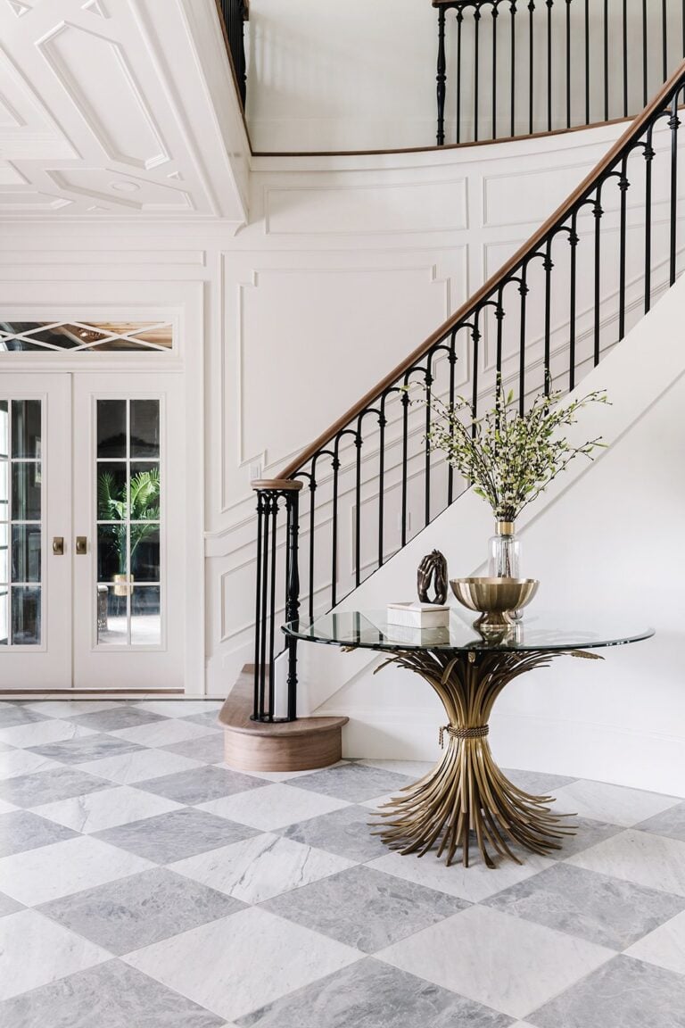 9 Black Stair Railing Ideas Inspiring Drama in Our Foyer - Bless'er House