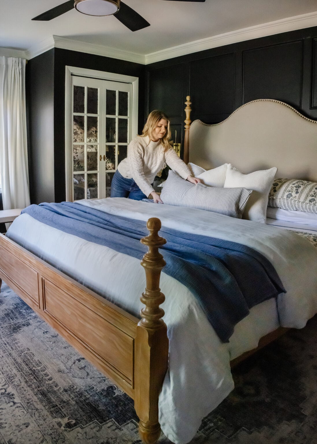 How to Make a Bed Like the Magazines - Bless'er House