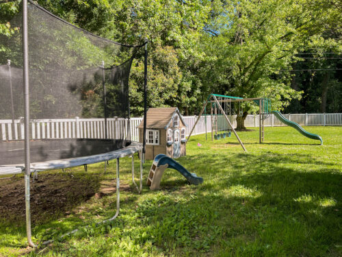 8 Side Yard Play Area Ideas and Trampoline Decor - Bless'er House
