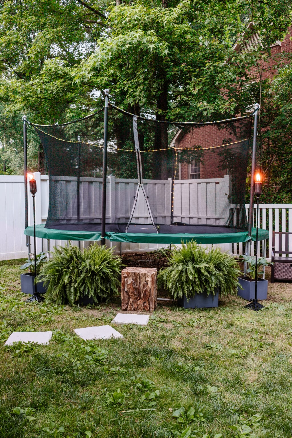 8 Side Yard Play Area Ideas and Trampoline Decor - Bless'er House