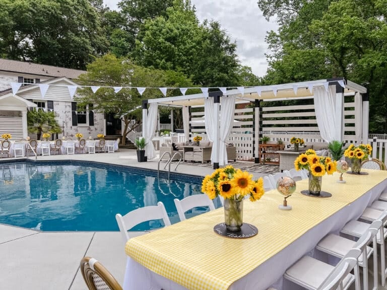 Swim Party Checklist and Backyard Party Planning Tips - Bless'er House