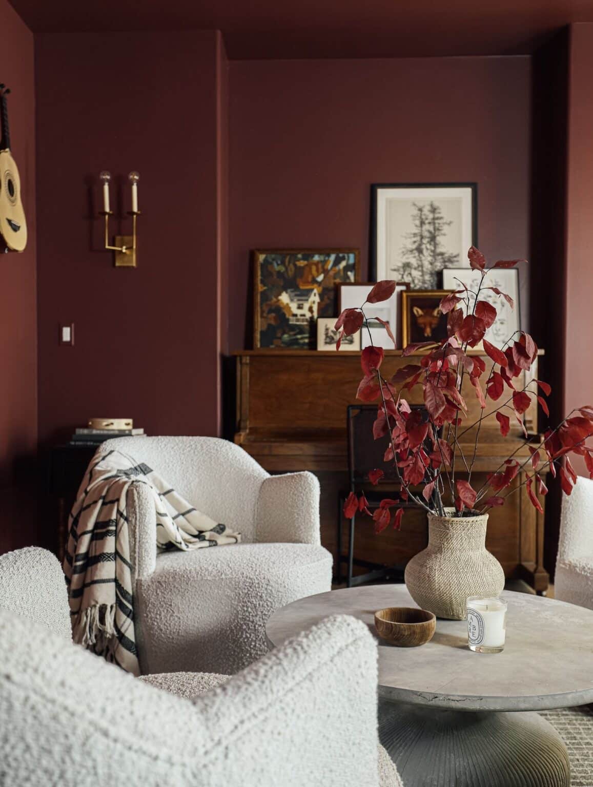 12 Trending Burgundy Paint Colors Recommended by Designers - Bless'er House