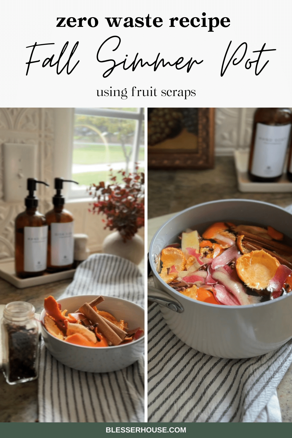 No Waste Simmer Pot Recipe - Bless'er House