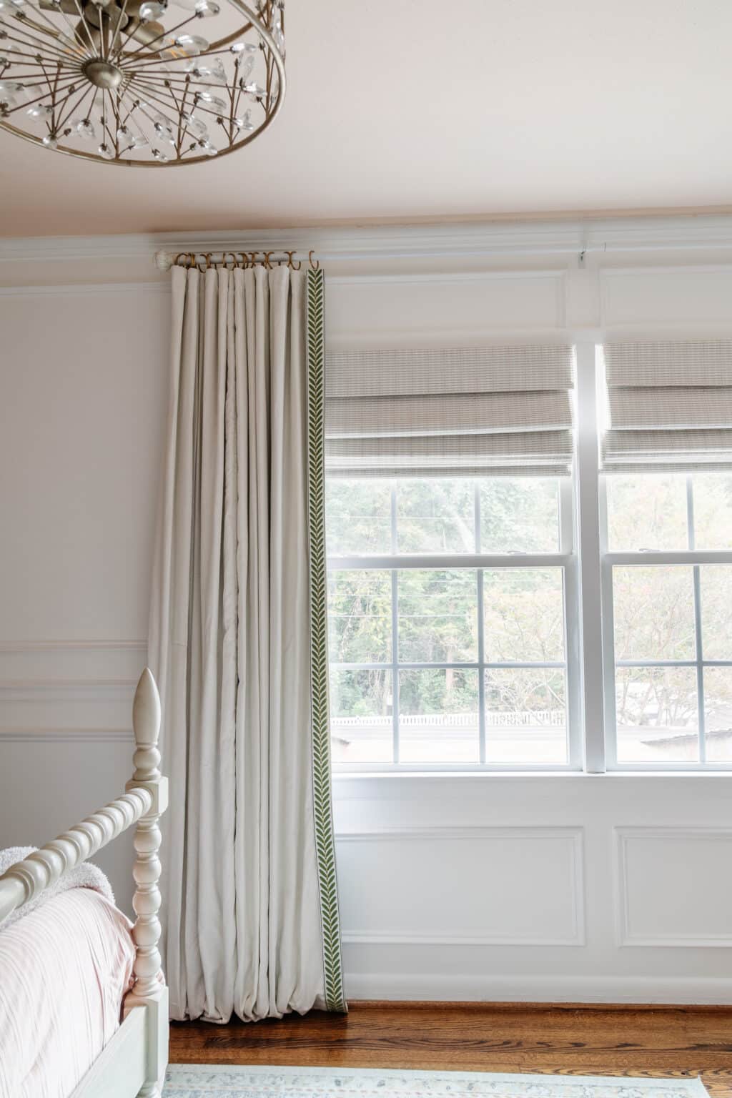 Easy DIY No Sew Curtains With Trim: Step By Step Tutorial - Bless'er House