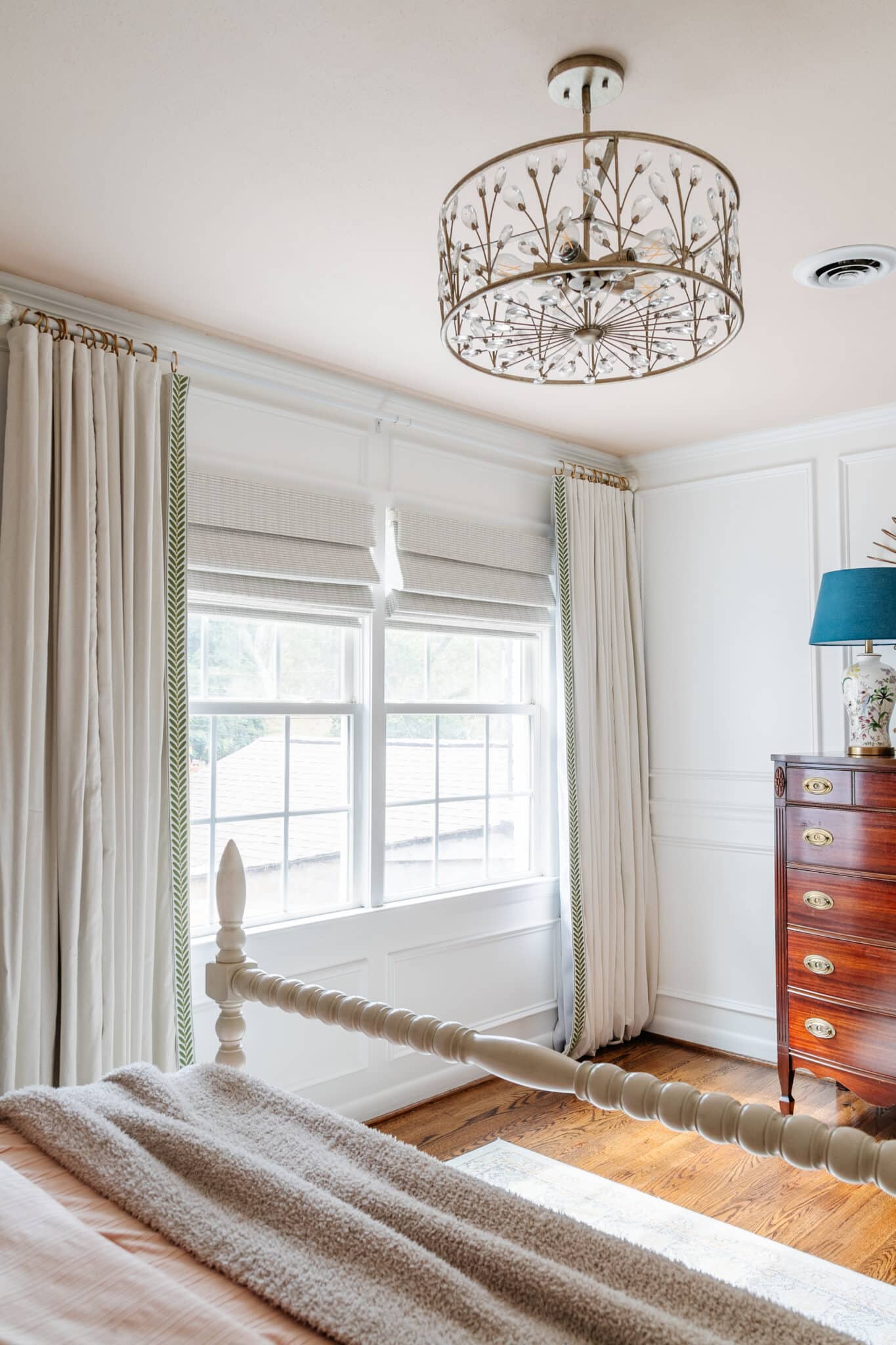 Easy DIY No Sew Curtains With Trim: Step By Step Tutorial - Bless'er House