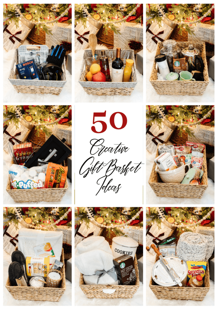 50 Unique Christmas Gift Basket Ideas - Bless'er House