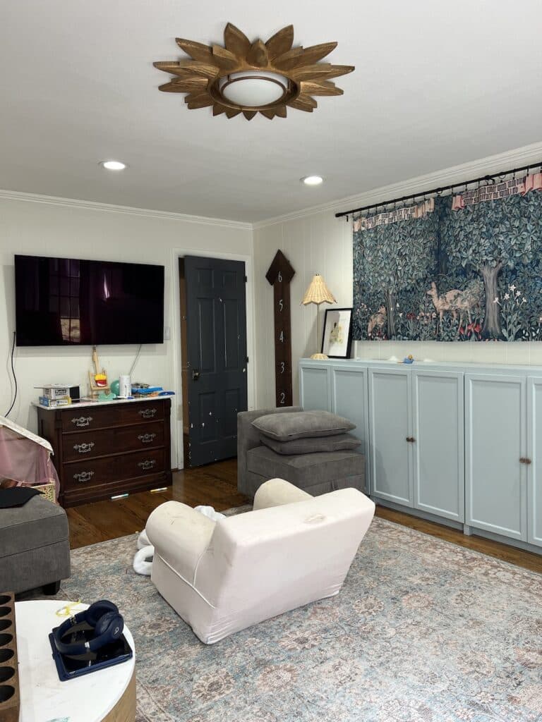 Budget Friendly DIY Home Media Room Ideas: Makeover Reveal - Bless'er House