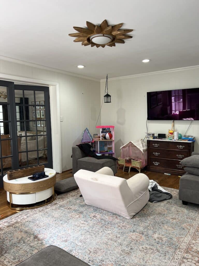 Budget Friendly DIY Home Media Room Ideas: Makeover Reveal - Bless'er House