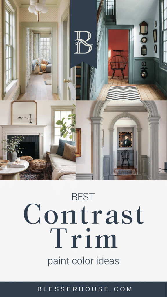 Top Recommended Contrast Trim Paint Color Ideas - Bless'er House