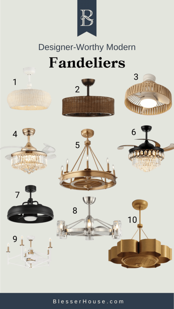 20 Gorgeous Modern Ceiling Fans We Love - Bless'er House