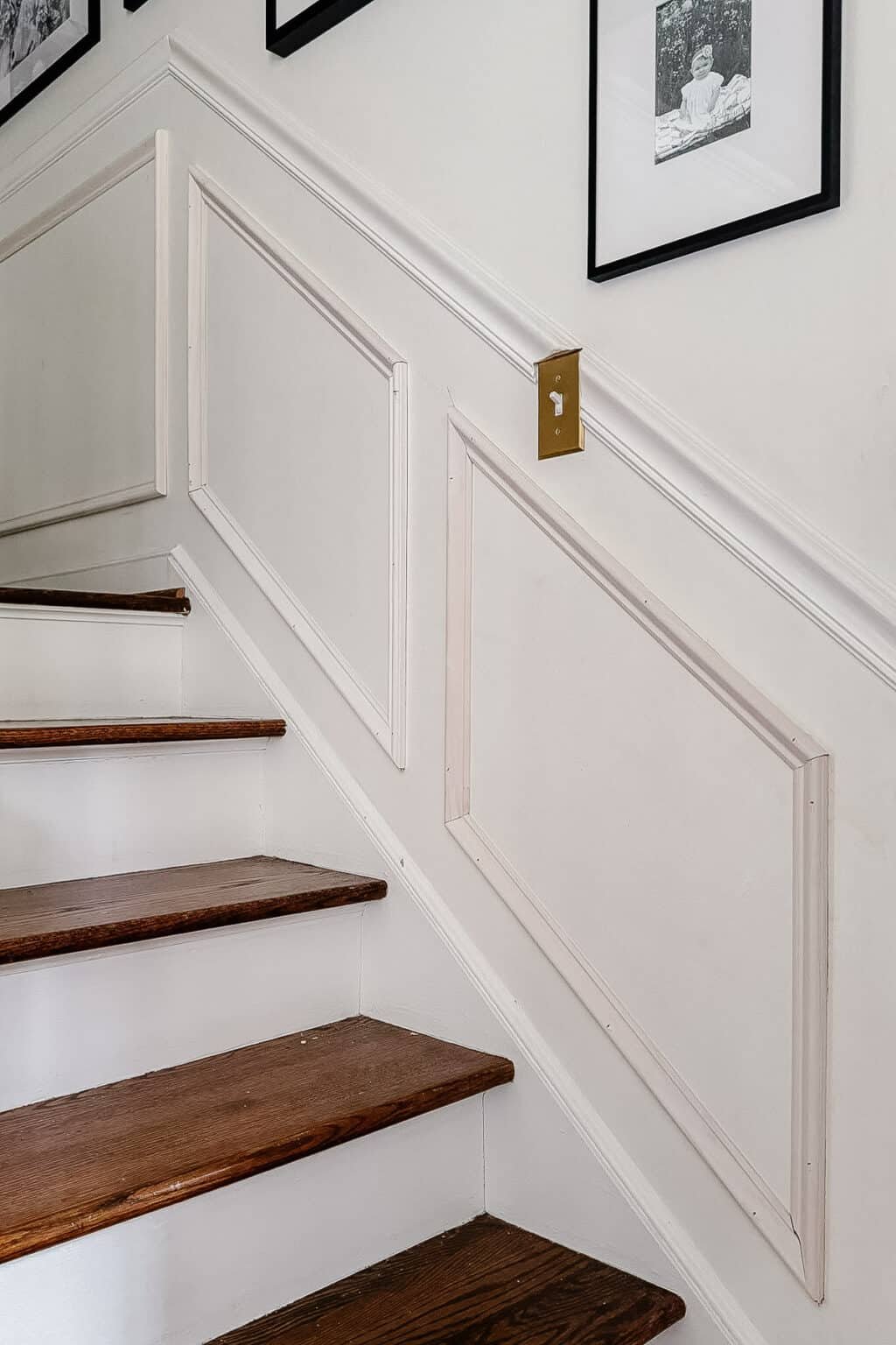 How to Install DIY Stair Wainscoting the Easy Way - Bless'er House