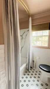 How to Hang an Extra Long Shower Curtain - Bless'er House