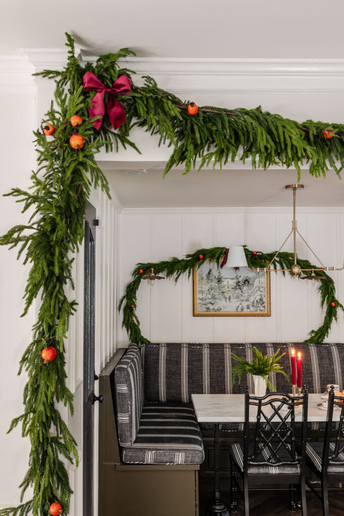 How to Hang Garland Over a Doorway (No Damage & Totally Customizable ...