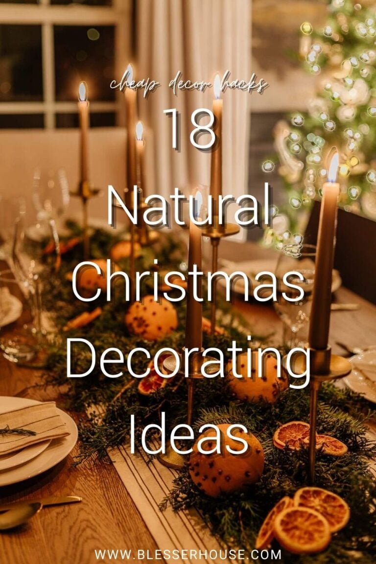 18 Simple Natural Christmas Decor Ideas You Can Do Yourself - Bless'er ...