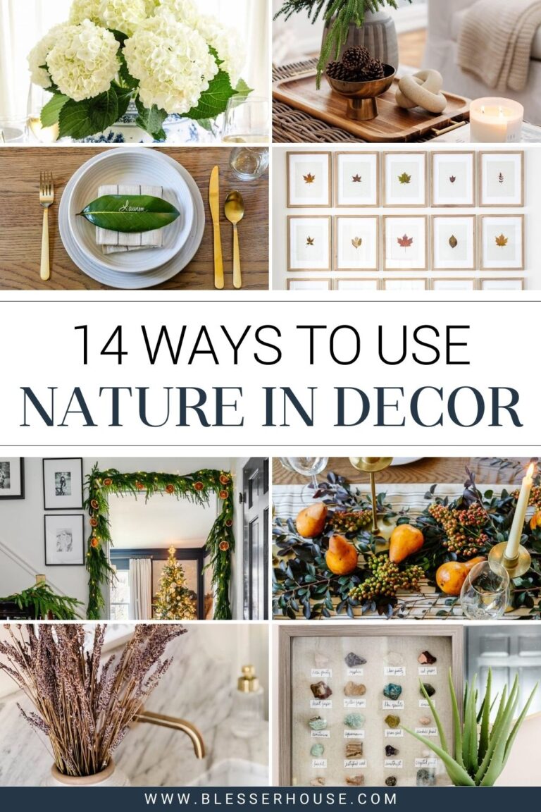14 Natural Decor Ideas to Bring Nature Indoors - Bless'er House