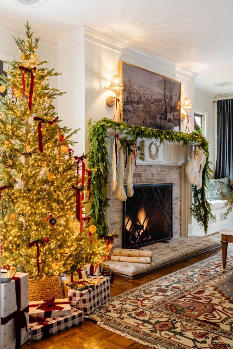 Modern Colonial Christmas Home Tour 2024 - Bless'er House