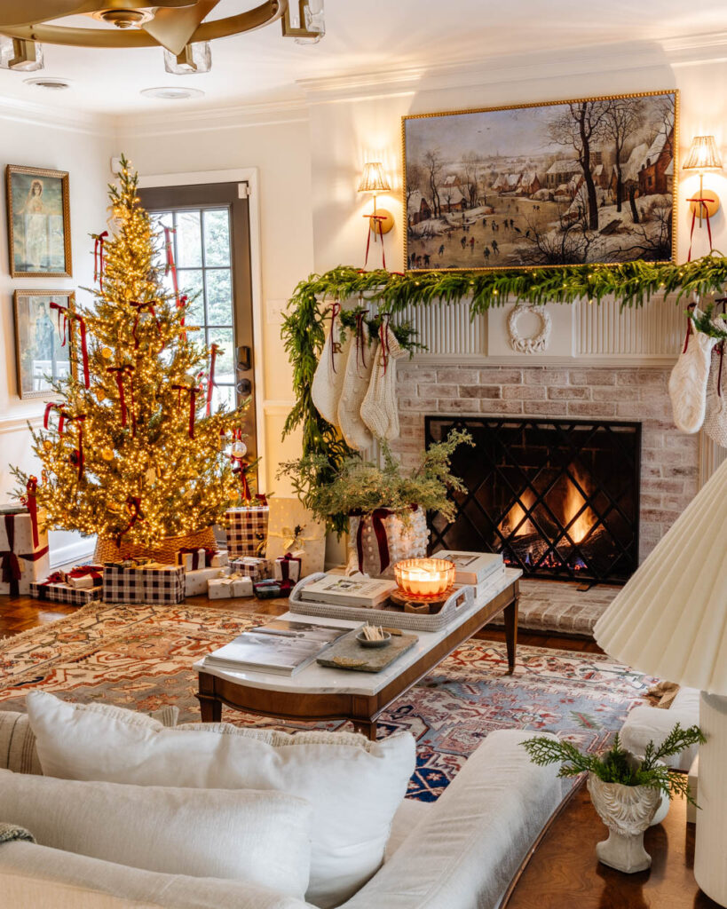 Modern Colonial Christmas Home Tour 2024 - Bless'er House